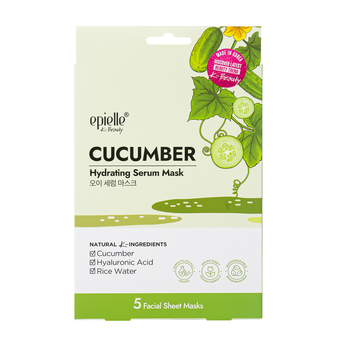 Cucumber Sheet Mask | 5pk – epielle®