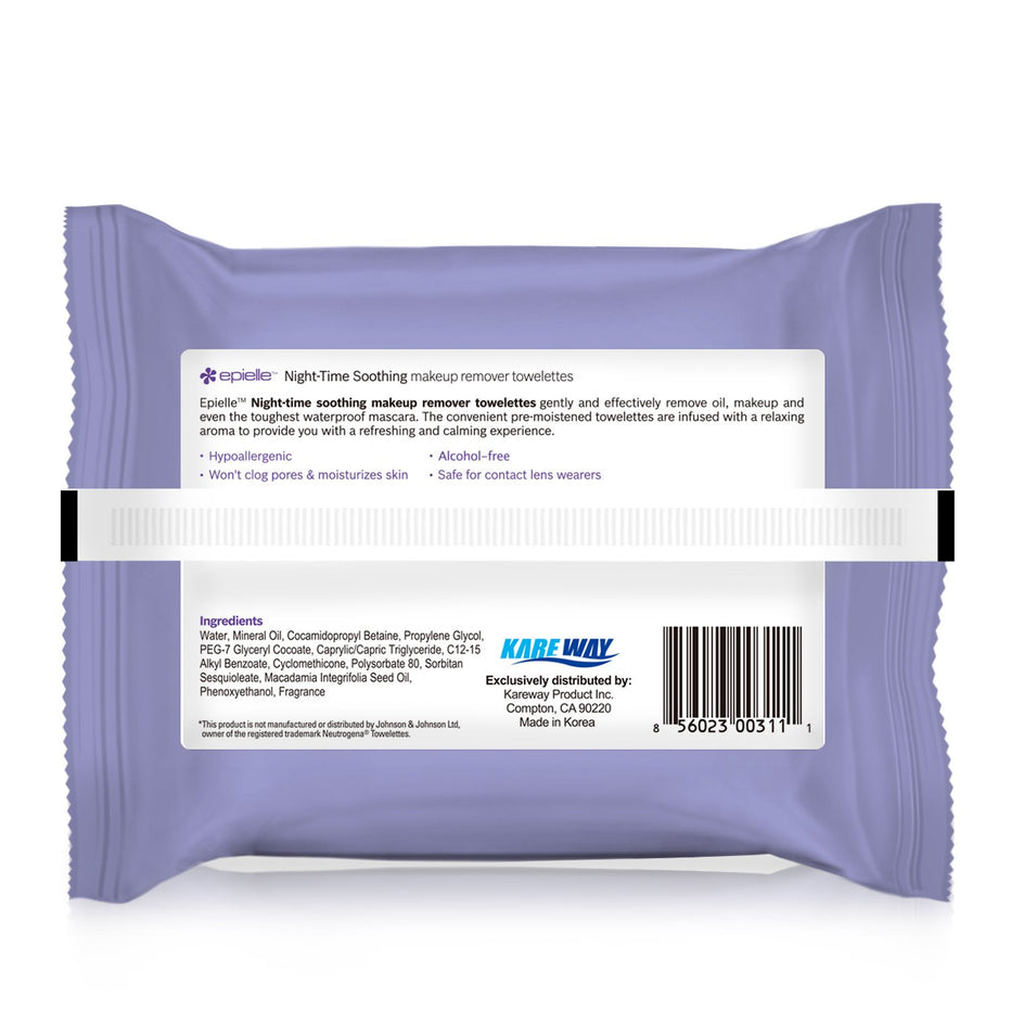 Night-Time Soothing Makeup Remover Cleansing Tissues | 30ct – epielle®