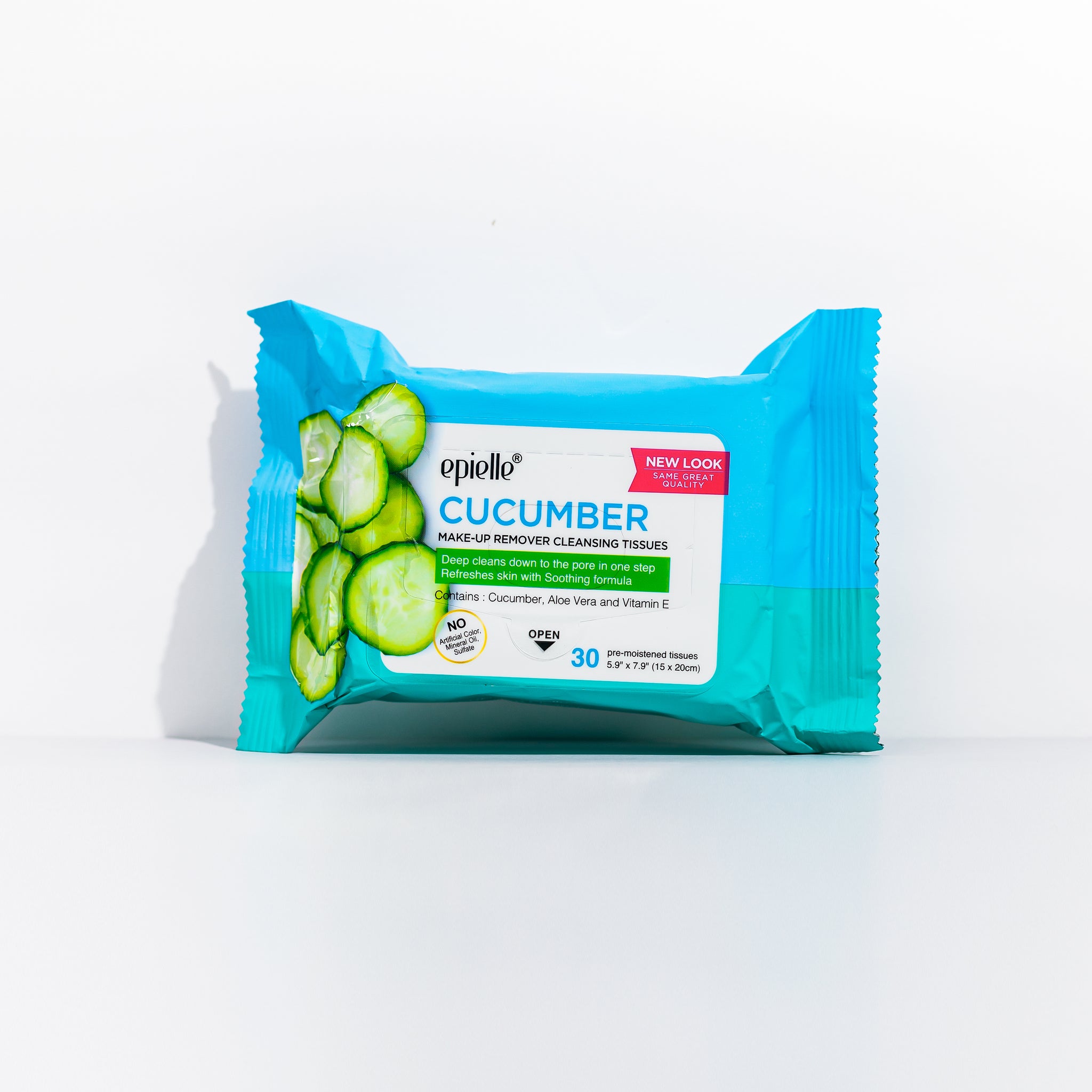Cucumber Makeup Removing Cleansing Tissues | 30ct – epielle®